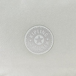 Kipling womens WomenÂ’s Anila Shoulder Bag, Elegant Nylon Purse, Adjustable Strap Crossbody Handbag, Dynamic Silver, 12.75 L x 8.75 H 1.25 D US