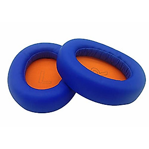 Replacement Earpads Cushions Earmuffs for Anker Soundcore Life Q10 / Q10 BT Headphones (Blue/Orange)