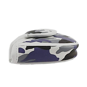 VOKOLY 1pc PU Waterproof Golf Club Putter Sleeve Suitable for Sports Protective Equipment Camouflage Purple(TA03P-1)