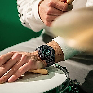 G-Shock GA2200SKL-8A Sound Waves Skeleton Series Watch, Black