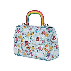Loungefly Care Bears Aop Rainbow Handle Crossbody Care Bears One Size