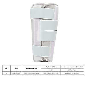 Elbow Brace, 3 Metal Strips Elbow Support Splint Fixed Protection Regulable Size for Sports Injury(S)