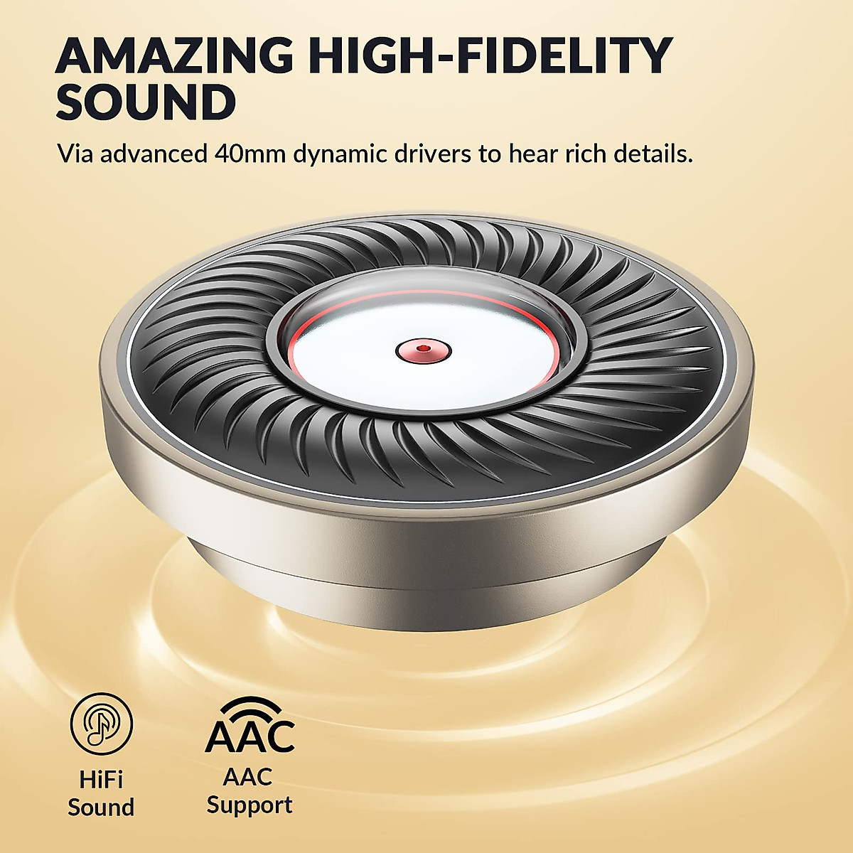 MOVSSOU SE8 Hybrid Active Noise Cancelling Headphones, Wireless Over-Ear Bluetooth Headphones with Hi-Fi Stereo Sound, Lightweight, Comfortable Protein Earpads, ENC Calls, 30H Playtime, Matte Black