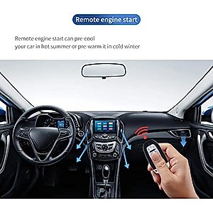 EASYGUARD EC003N-V Car Security Alarm System PKE Passive keyless Entry Remote Engine Start Stop keyless go System DC12V