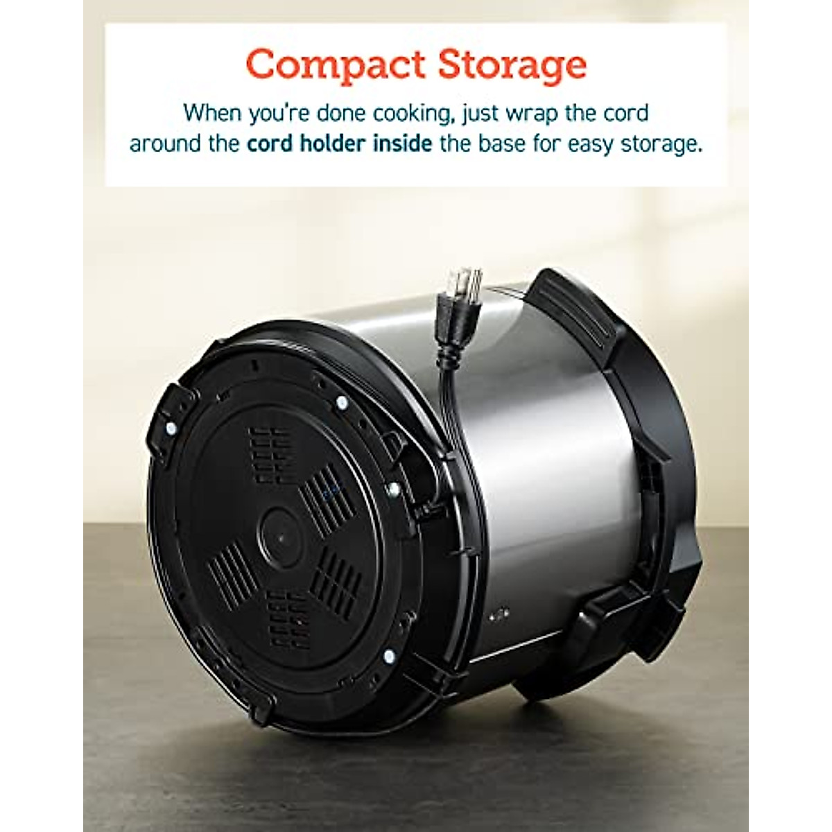 COSORI Electric Pressure Cooker, 9-in-1 Multi Cooker, 13 Presets, Rice Cooker, Slow Cooker, Sauté, Sous Vide, Sterilizer with Cookbook & Online Recipes, Dishwasher Safe, 1100W, Stainless Steel, 6QT