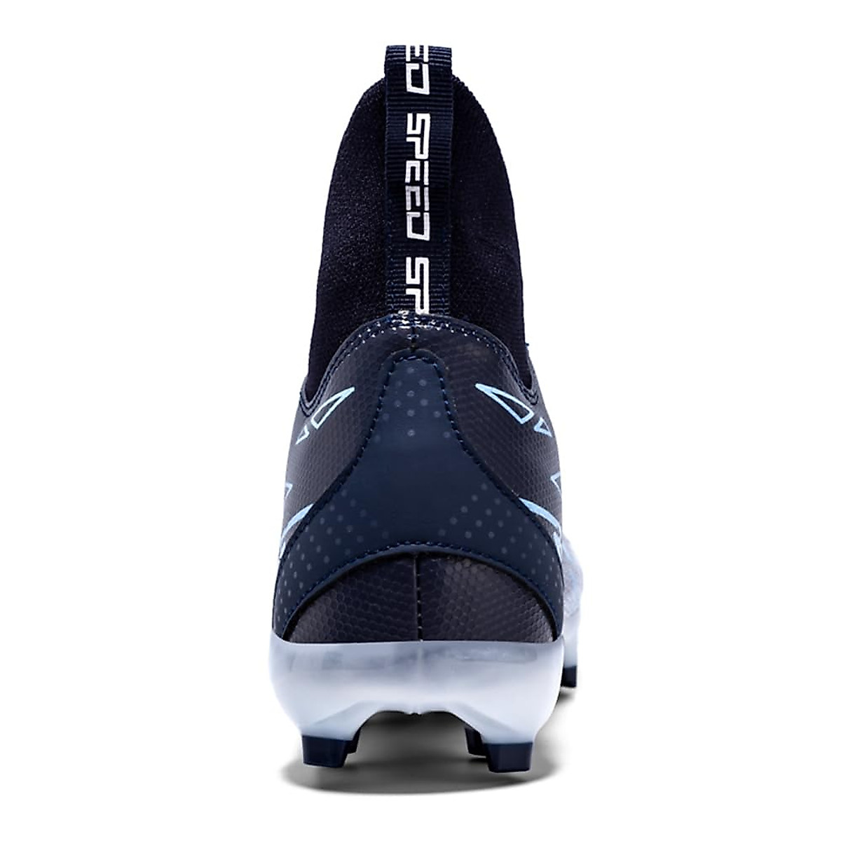 Boys Soccer Cleats Shoes Lightweight High-Top Professional Athletic Football Shoes Outdoor Indoor Training Football Boots for Kids