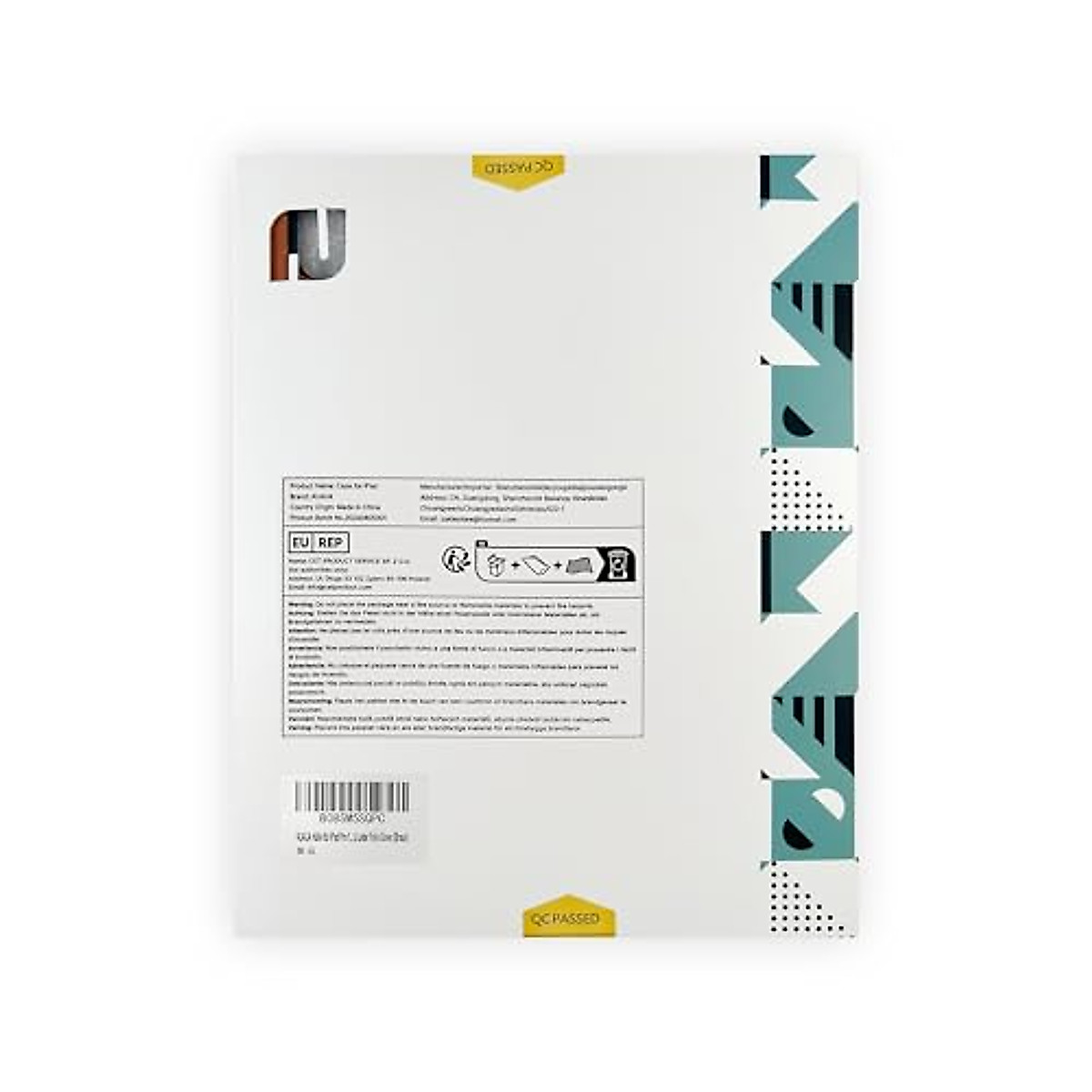 auaua Case for iPad Pro 12.9 6th/5th/4th/3rd Generation 2022/2021/2020/2018, Slim Durable Leather Stand Cover with Pencil Holder, Auto Sleep/Wake (Brown)