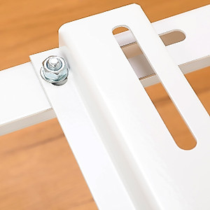 HECASA Ground Stand Compatible with Most Mini Split Air Conditioner Heat Pump Powder Coated Steel Adjustable to Support Mini Split Systems Between 9000 BTU and 12000 BTU