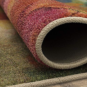 Mohawk Home Blurred Blossoms Area Rug, 5' X 8', Multicolor