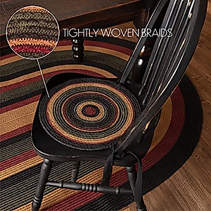 VHC Brands Wyatt Jute Chair Pad Set of 6