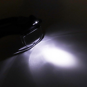 Meichoon Head-Mounted Magnifying Glass with 3 LED Lamps,Watchmaker Repair Tool Magnifier,6 Multiple Interchangeable Lenses,1X 1.5X 2X 2.5X 3.5X 8X