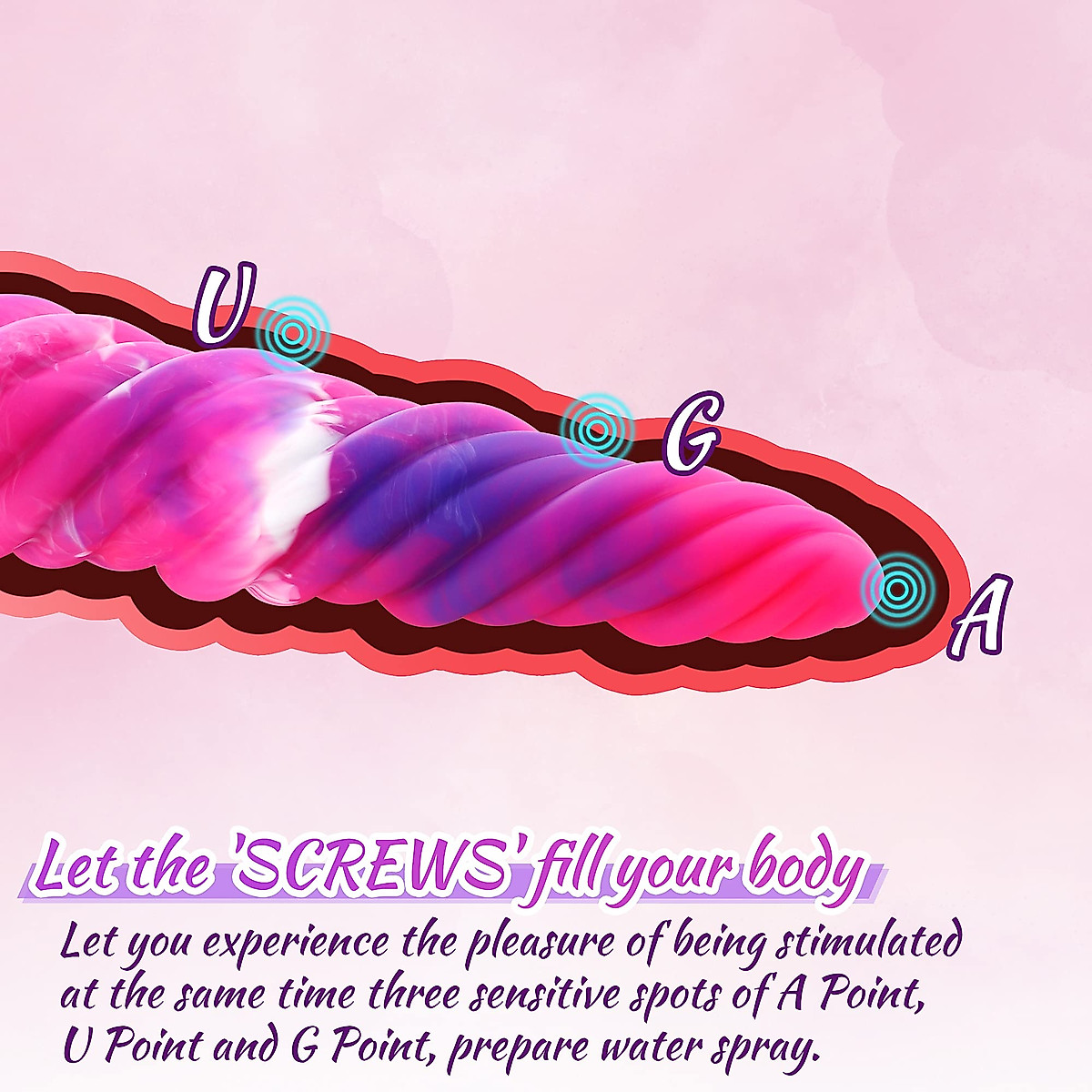 Hismith Monster Dildo 10.12 inch Large Silicone Dildo Sex Toys for Male and Female Lifelike Dildo