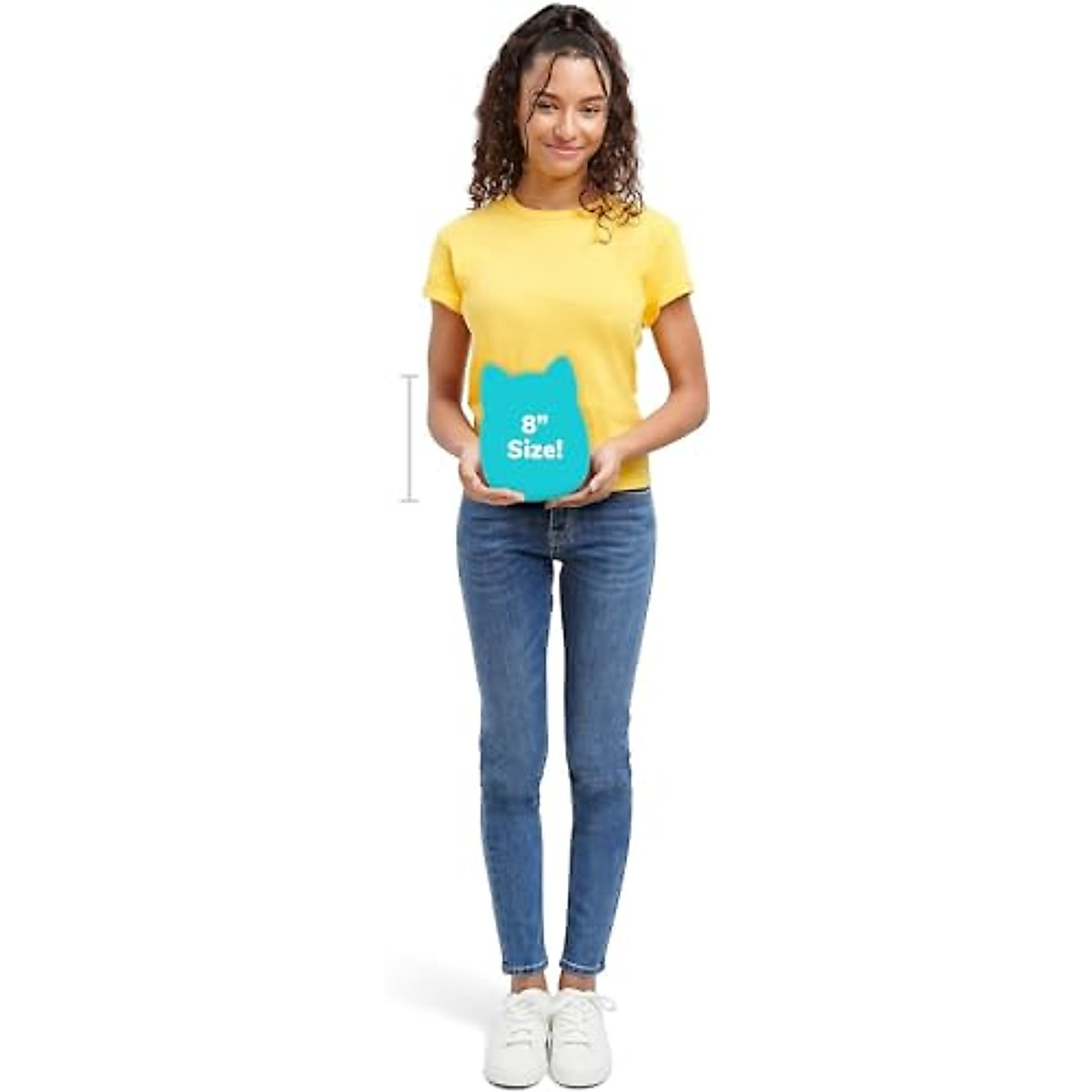 Squishmallows Original 8-Inch Emmy The Elf - Official Jazwares Plush - Collectible Soft & Squishy Elf Stuffed Animal Toy - Add to Your Squad - Gift for Kids, Girls & Boys