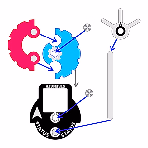 LITKO Armada Fighter Squadron Flight Stand | Compatible with Star Wars: Armada | Status | Strength