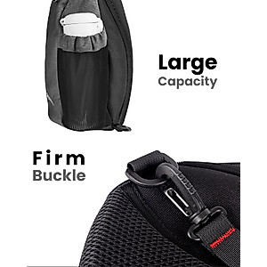 OutdoorMaster Sling Bag - Crossbody Shoulder Chest Urben/Outdoor/Travel Backpack for Women & Men (Gray)