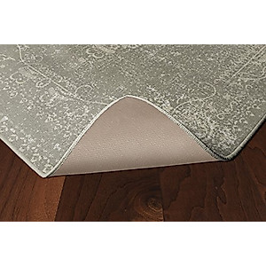 Brumlow Mills Neutral Home Indoor Area Rug with Distressed Persian Print Pattern for Living Room Decor, Dining Room, Kitchen Rug, or Bedroom Carpet, 3'4" x 5', Beige