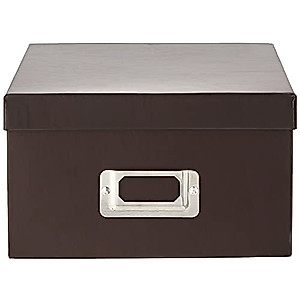 Pioneer Photo Albums B-1S/DB B-1S Photo Storage Box, Dark Brown
