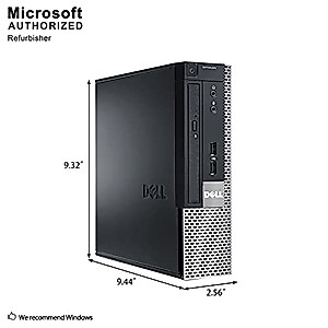 DELL OptiPlex 7010 Ultra Small Form Factor Desktop PC - Intel Core i5-3470S 2.9GHz, 8GB, 240GB SSD, Windows 10 Professional (Renewed)']