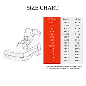 Bruno Marc Men's Engle-01 Black Motorcycle Combat Oxford Boot Fur Lining Warm Zipper Boots Size 11 M US