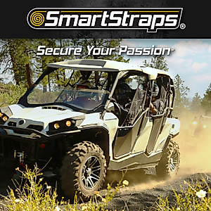 SmartStraps 14’ Ratchet Straps, 2 Pack –5,000lbs Break Strength, 1,667lbs Safe Work Load –Commercial Tie Down Straps for Heavy Duty Cargo, Haul Equipment and Vehicles