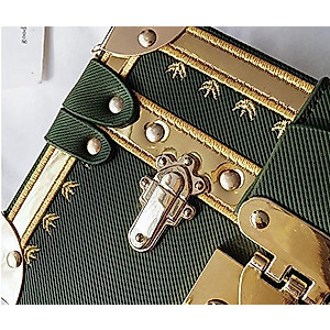 Nite closet Small Purse Gothic Lolita Vintage Satchel Women PU Leather Shoulder Bag (White)