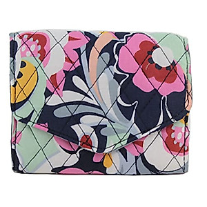 Vera Bradley RFID Mini Tri-Fold Wallet, Mod Paisley