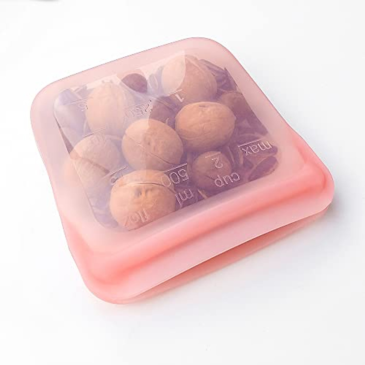 [5 Pack] Reusable Ziplock Bags Silicone Food Storage Containers | Microwave, Freezer & Dishwasher Safe | Meal Prep Containers Reusable Kitchen Locking Leak Proof Sealing Kitchen Gadgets (Multicolor)