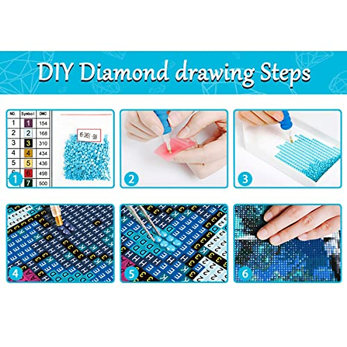 Diamond Painting Kits for Adults, DIY 5D Round Full Drill Art Perfect for Relaxation and Home Wall Decor(Stitch, 12x16inch)