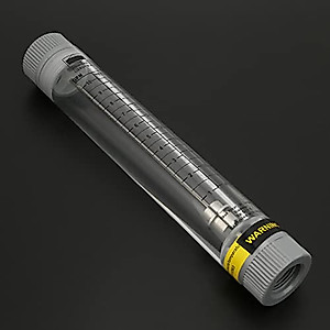 Respicefinem LZM-20G Acrylic Plexiglass Meter 1-10GPM G3/4 Female Thread High Visibility Precision for Industrial Fluid Control Panel Mount Design