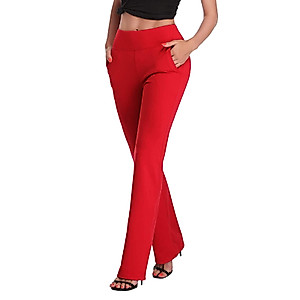 Yoga Pants for Women Workout Pants High Waist Athletic Workout Leggings Yoga Pant Clothes Women Plus Size Black Trousers