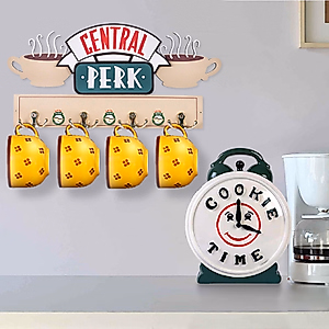 KINVI Friend TV Merchandise Cookie Jar Decorative Replica in Monica’s Geller Kitchen,Biscuit Tin Made of Ceramic to Storing Candy,Great Present