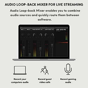 Audient iD4 MKII USB-C Audio Interface with Over-Ear Stereo Headphones and XLR Mic Cable