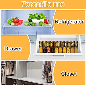 3 Rolls Shelf Liner Non Adhesive Cabinet Liners 18 Inch x 17 ft Refrigerator Liner EVA Kitchen Liner Washable Oil Proof for Kitchen Cabinet, Shelves, Refrigerator, Storage, Desks