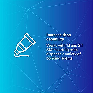 3M Manual Cartridge Applicator, 08571, Accurately Dispense Materials, Steady Application, 200 ml