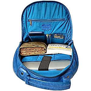 RUSTIC TOWN Leather Laptop Backpack for Women - Washed Leather Multipurpose Handbag, College Bookbag Camping Daypack Fashion Shoulder Travel Bag