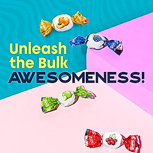 Colombina Delicate Fruit Filled Drops Individually wrapped hard candy in a bulk bag of 4 Assorted Fruit Candy Flavors, 2.2 pounds, 660 candies from Colombina