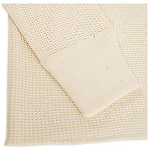 Fruit of the Loom Boys' Premium 2-Pack Thermal Waffle Crew Top, Heather Greystone/Natural, 14-16