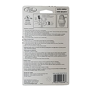 Outdoor Hard-Wired Post Eye Light Control with Photocell Light Sensor for Outdoor Lighting, Photocell Sensor and Touch and Glow Photocell, Automatic Photoelectric Unit, EZ-346A