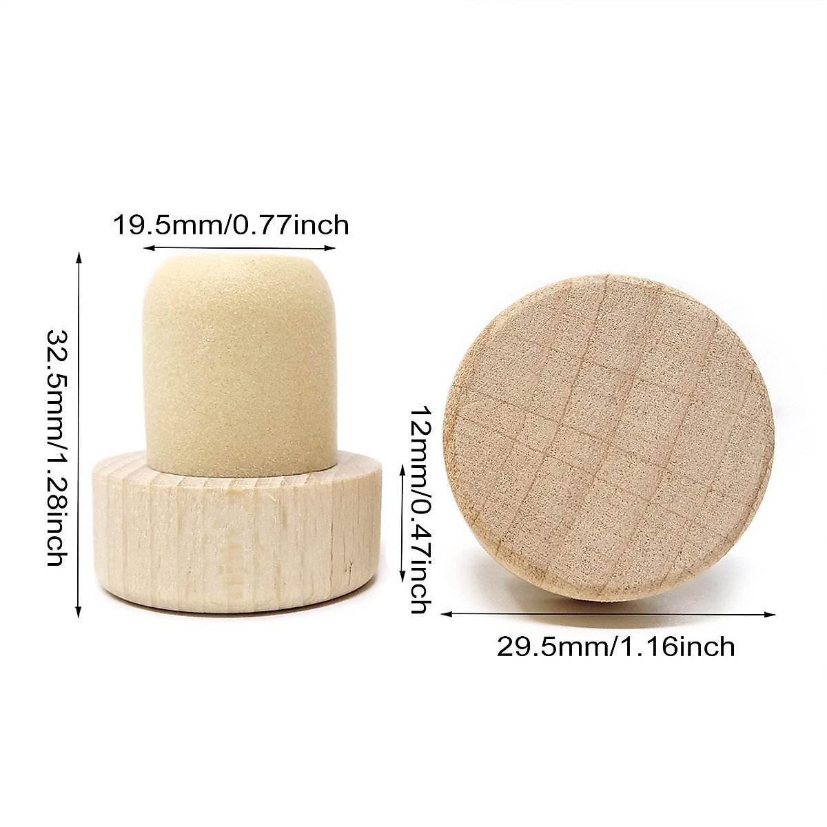 Honbay 10PCS Wine Stoppers Bottle Stoppers Wine Corks T-plug Corks Sealing Plug Bottle Cap