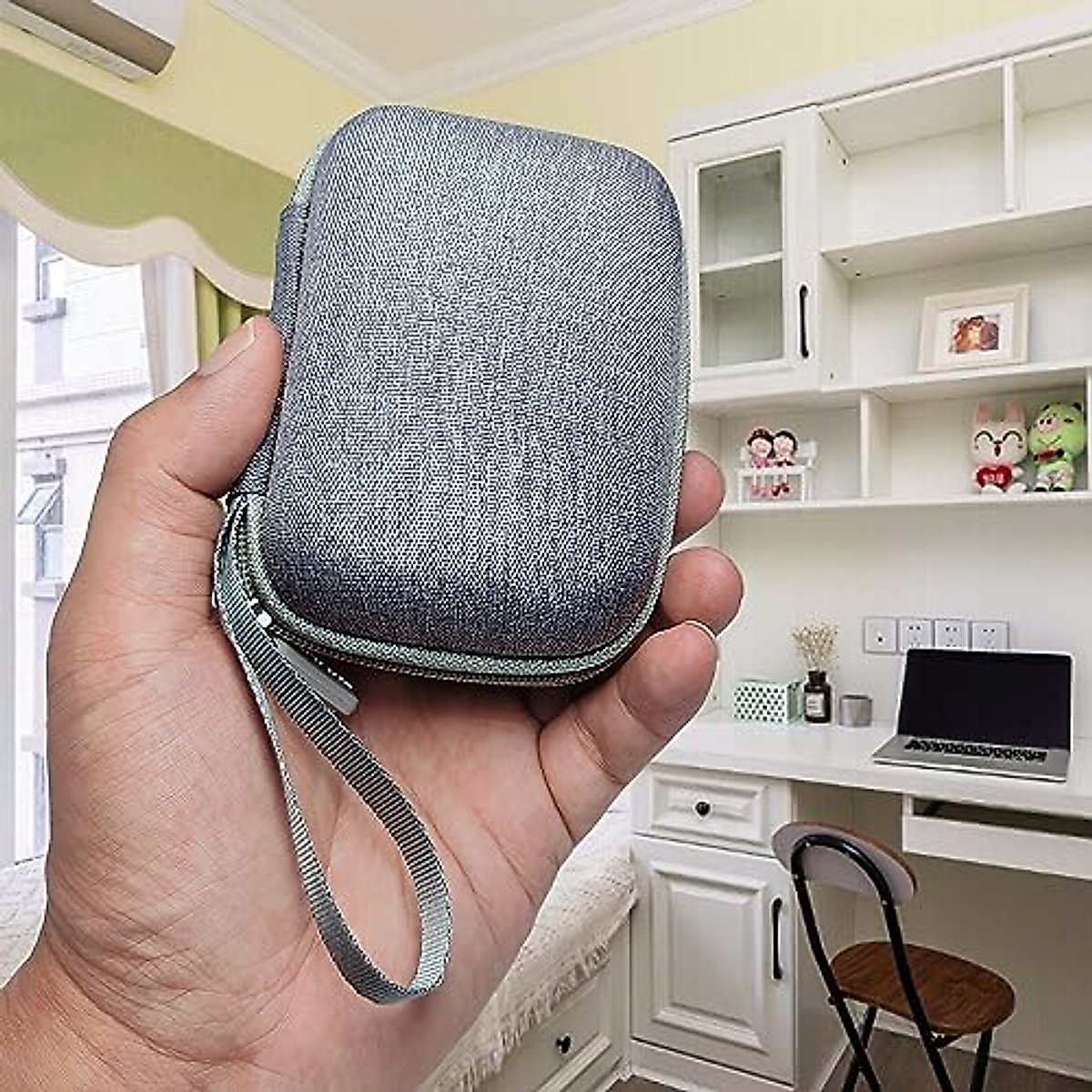 XEGIMOR Case Replacement for RG Nano Retro Handheld Game Console, Protective Storage Holder for Anbernic RG Nano Mini Handheld Game Console Accessories(Only Case) (Grey)