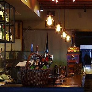 liveMAX Vintage Edison LED Bulb,Antique 40W Vintage Edison Bulb,E26 Light Bulb Led Bulb 400 Lumens Warm White 2700K,Pack of 6(Non Dimmable)