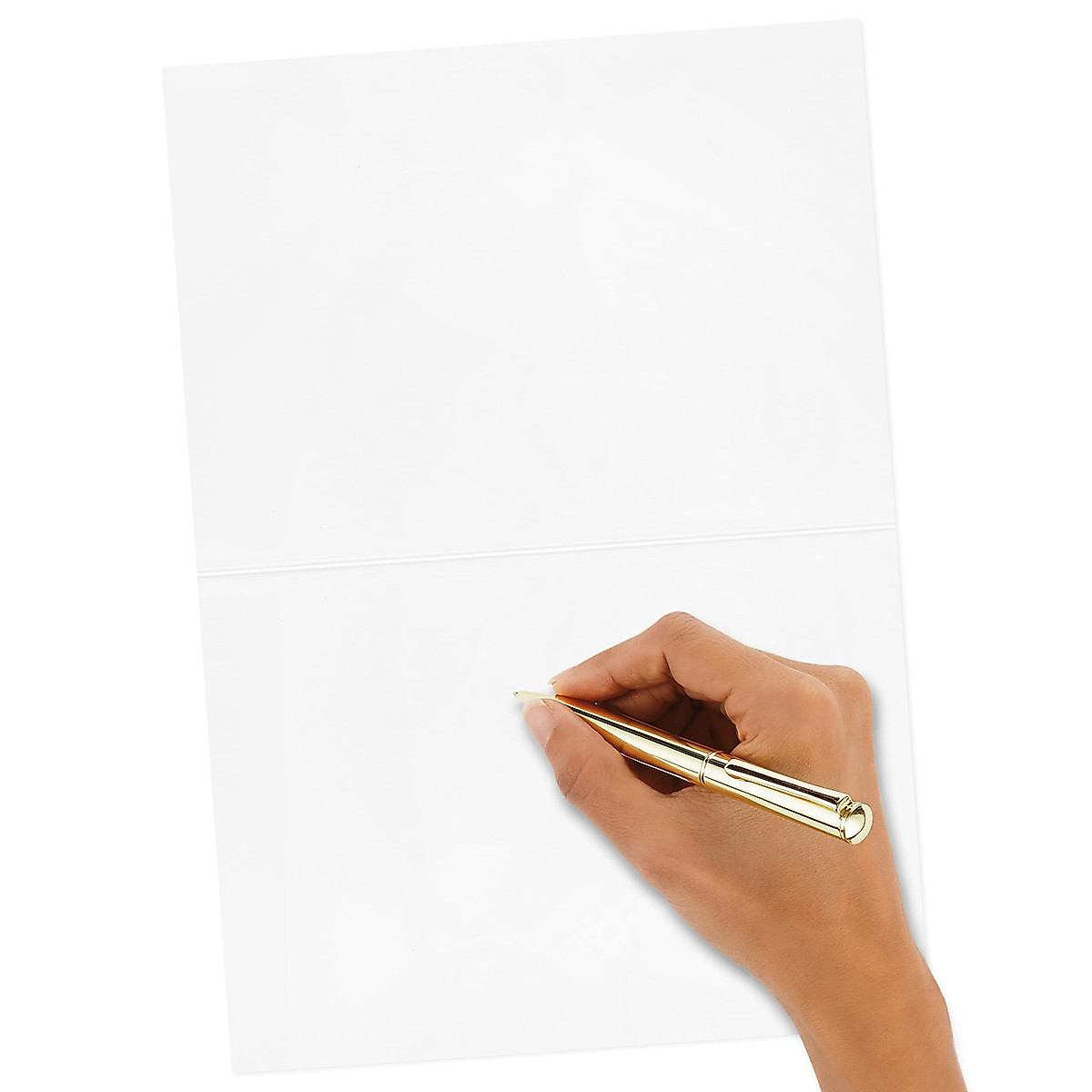 Hallmark Thank you Cards Assortment, Gold Foil Solids (24 Thank You Notes with Envelopes)