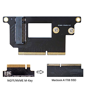 xiwai M.2 NGFF M-Key NVME SSD Convert Card fit for 2016 2017 13" A1708 A1707 A1706