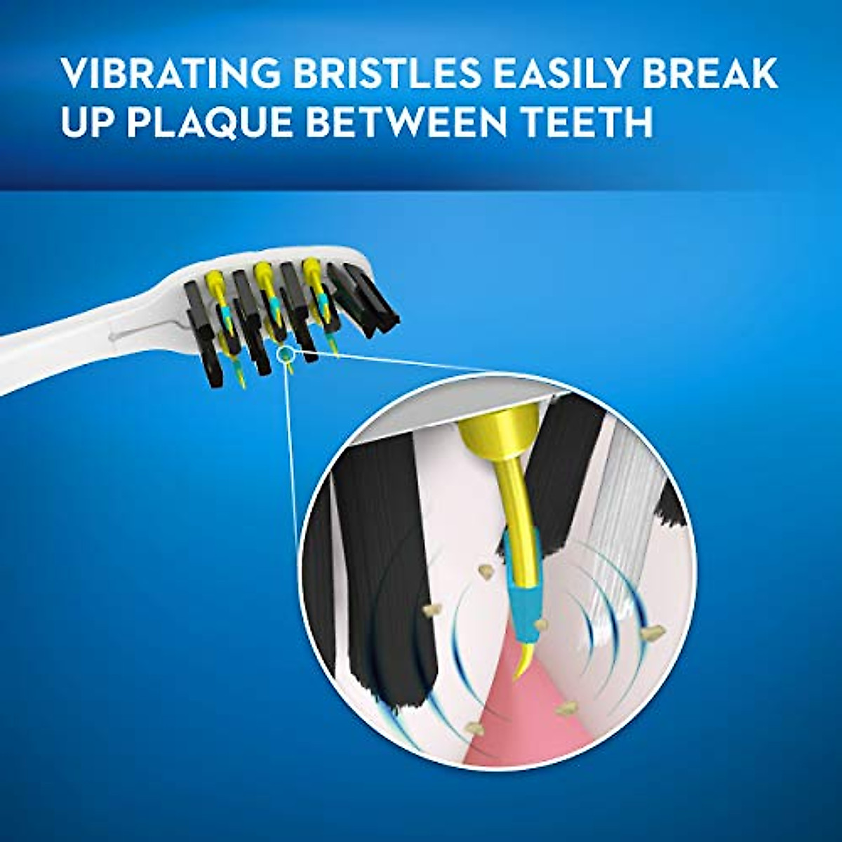 Oral-B Pulsar Battery Toothbrush With Charcoal Infused Bristles, Soft