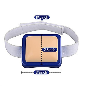 SimCoach Intramuscular Injection Practice Model Pad, Simulation Injection Training Tool for Medical Education