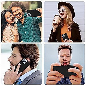 Kimguard Silicone Magnetic Case for iPhone 13 Pro Max Magsafe Case Silicone Phone Case with Microfiber Lining for iPhone 13 Pro Max 6.7 inch 2021,Black