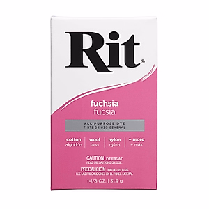 Rit, Fuchsia Purpose Powder Dye, 1-1/8 oz