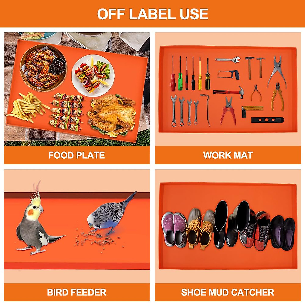 28" Silicone Griddle Mat for Blackstone 28in Griddle (Does not fit 28XL/Pro), Heavy-Duty Food Grade Silicone Grill Mat Blackstone Griddle Top Cover Keeps Flat Top Clean and Critter Free & Rust-Free