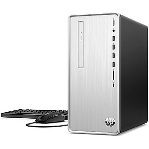 HP 2021 Newest Premium Business Desktop Computer, AMD 6-Core Ryzen 5 4600G(up to 4.2Ghz, Beat i7-9700K), 12GB DDR4 RAM, 256GB SSD+1TB HDD, DVD-RW, WiFi, Bluetooth, HDMI, VGA, Windows 10+AllyFlex MP