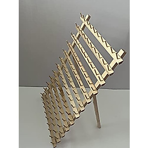 2 - 120 Spool Cone Wood Thread Racks (Holds 240 Spools) Hardwood, Freestanding or Wall Mount | Fits Mini-King Size Cones & Most Spools | for Sewing, Embroidery, Quilting, & Specialty Thread Storage